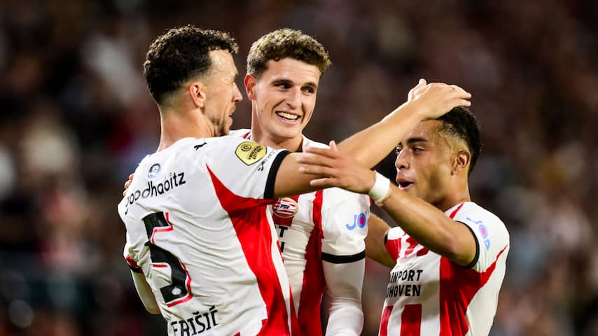 PSV overtuigt bij Eredivisie-start met zes goals tegen schutterende ...