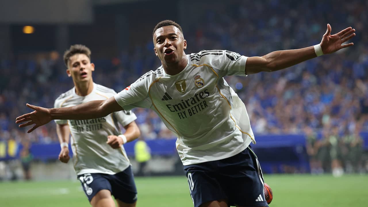 Mbappé wijst Real Madrid de weg tegen Real Oviedo, afgang Girona ...