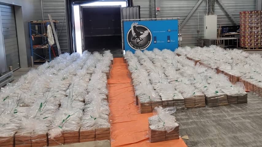 Grootste cocaïnevangst in Nederland ooit: 8.064 kilo ter waarde van 600 ...