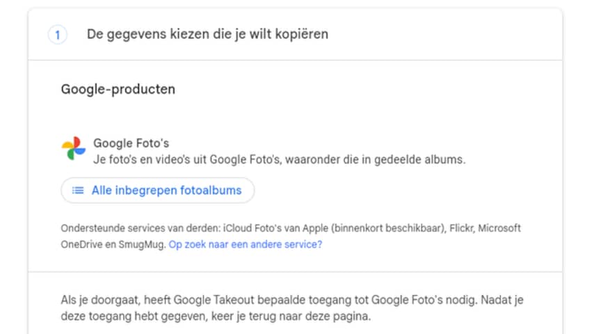 Foto's van Google Photos naar Apple iCloud overzetten wordt eenvoudiger ...