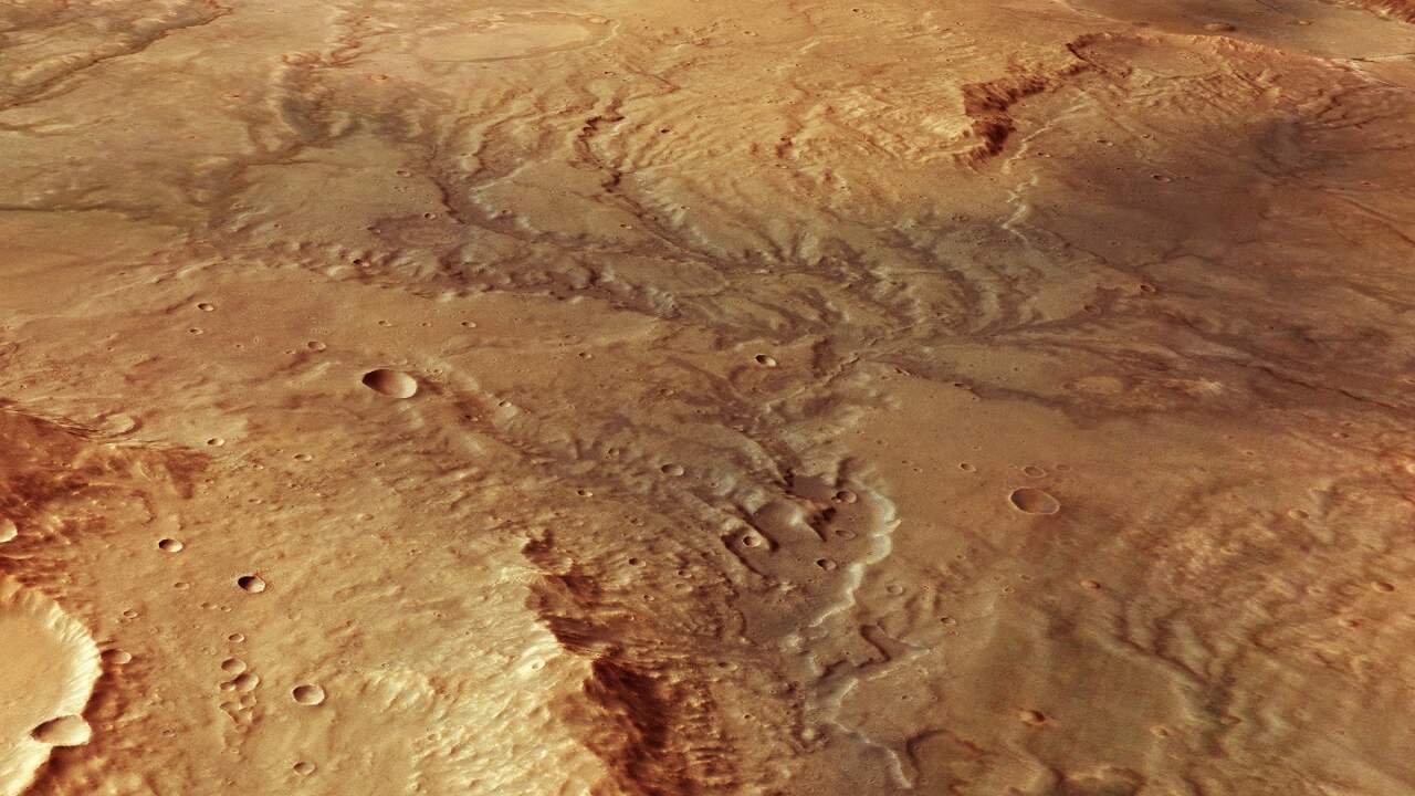 Nieuw onderzoek toont bewijs voor stromend grondwater op Mars ...