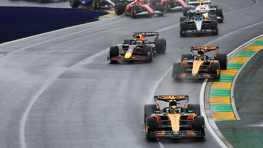 Verstappen tevreden met tweede plaats in Melbourne: 'Maar het gat is groot' | Formule 1 | NU.nl