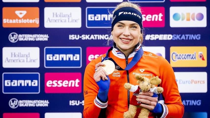 Joy Beune is de schaatskoningin van Hamar: 'Ireen Wüst zei het gisteren ...