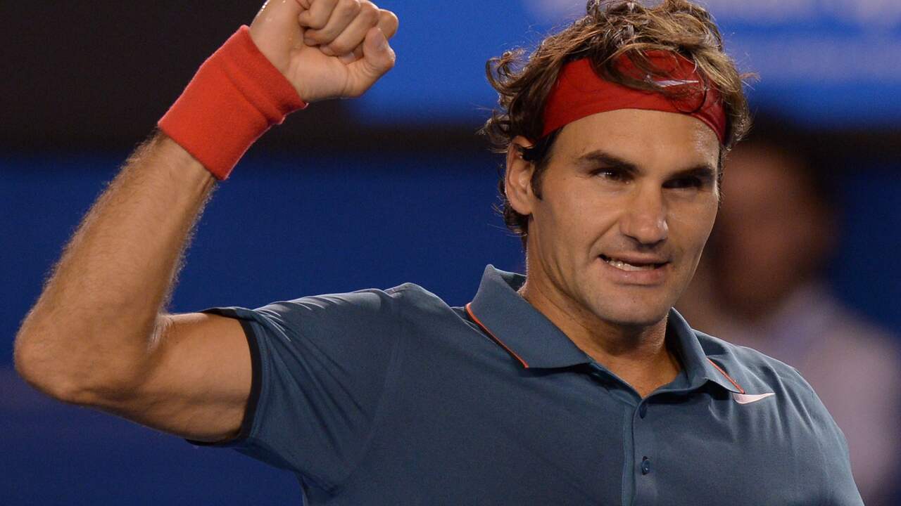 Federer in kwartfinale na driesetter tegen Tsonga | Sport | NU.nl