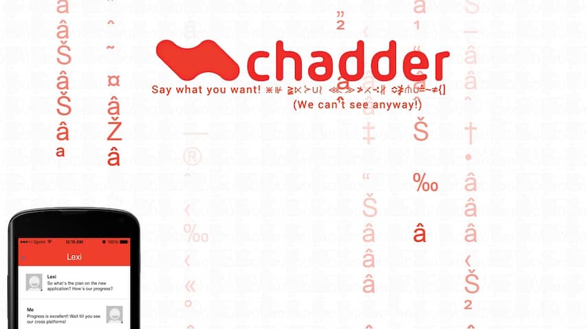 Chatapp Chadder belooft beveiligde berichten | Tech | NU.nl
