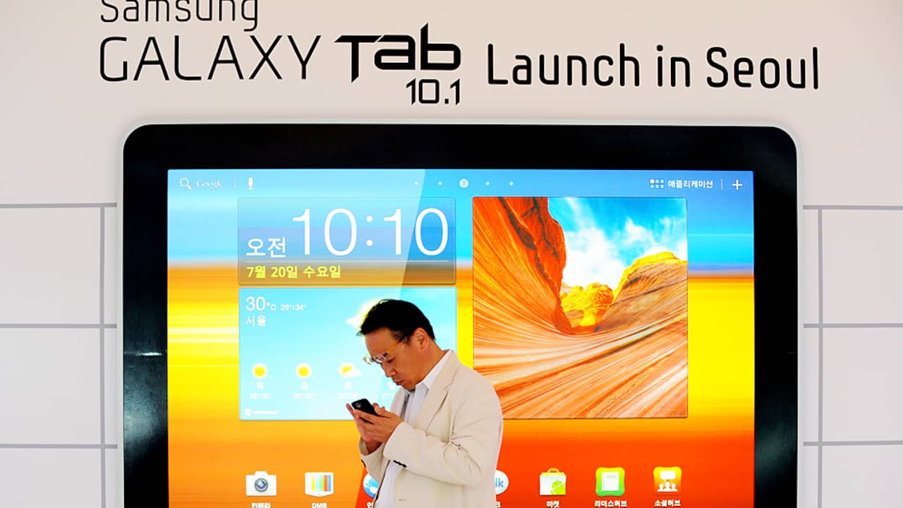 Engelse rechter vindt Galaxy Tab 'minder cool' dan iPad | Tech | NU.nl