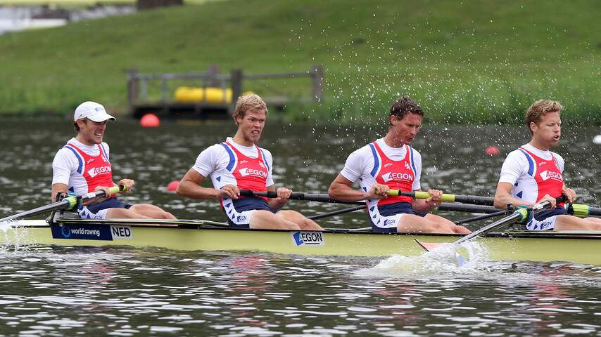 Ook geen medaille voor lichte vier-zonder op WK roeien | Sport | NU.nl