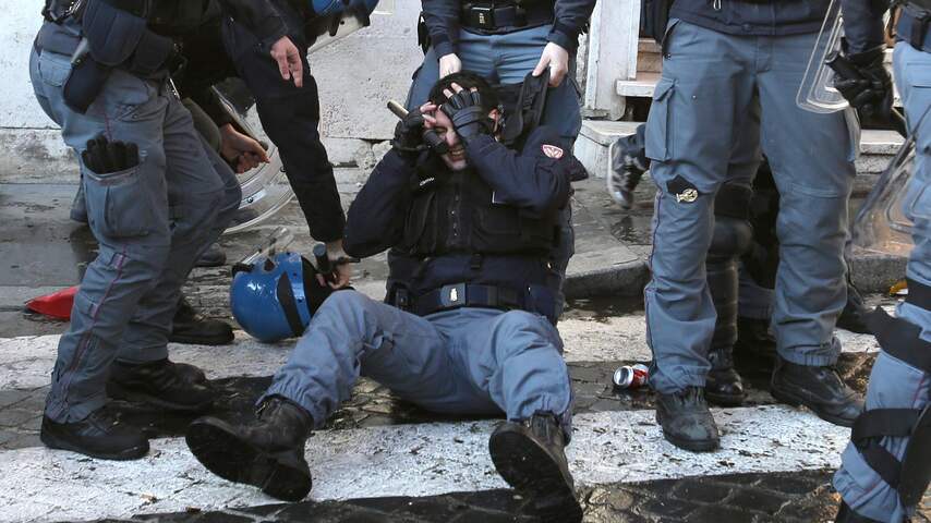 Celstraffen en hoge boetes voor supporters Feyenoord na rellen in Rome ...