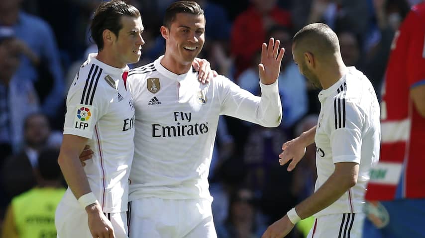 Real Madrid wint met 9-1 van Granada, Ronaldo scoort vijf keer | Sport ...