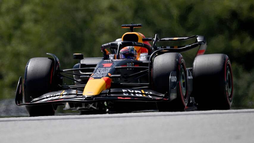 Verstappen klokt in Oostenrijk snelste tijd in training met twee rode vlaggen | Formule 1 | NU.nl