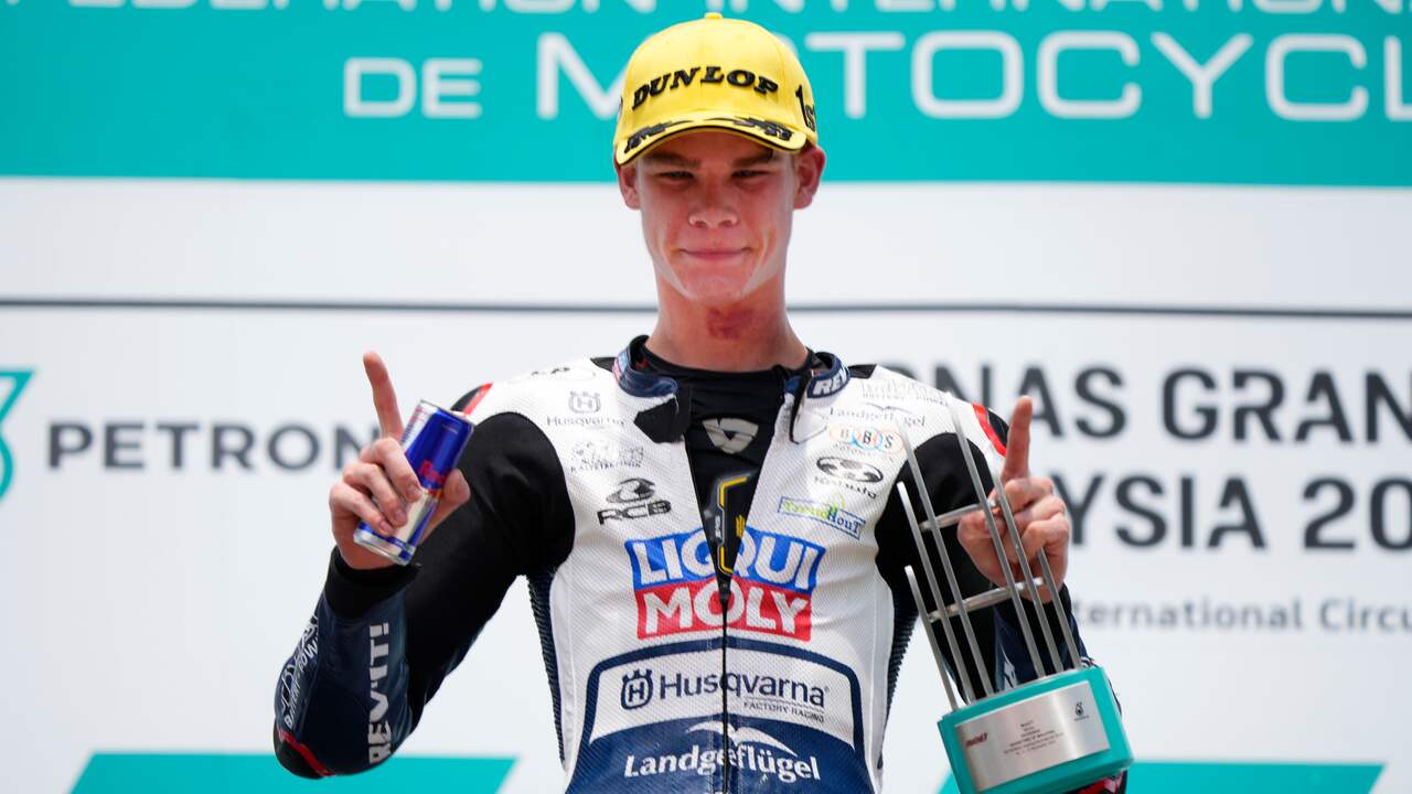 Motorcoureur Veijer na historische zege: 'Voel me geweldig, maar ook ...