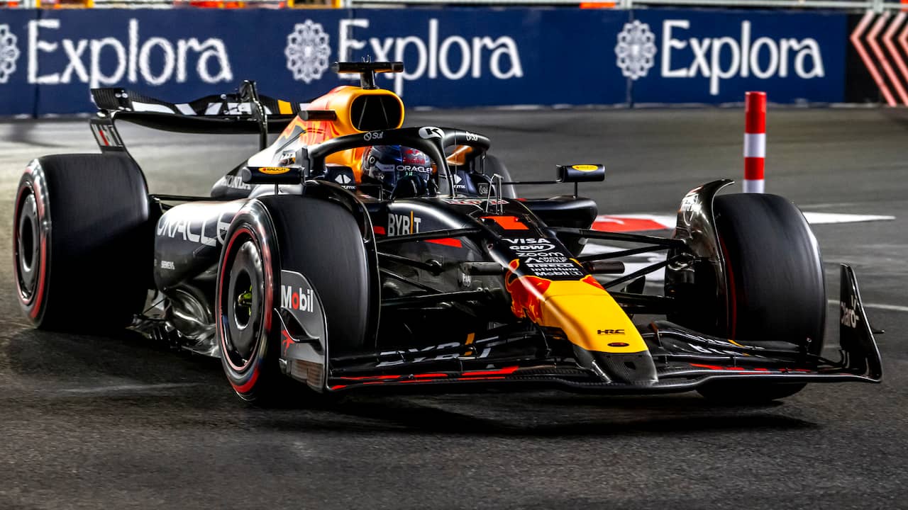 Verstappen klokt vijfde tijd in derde vrije training GP Las Vegas, Russell snelste | Formule 1 ...