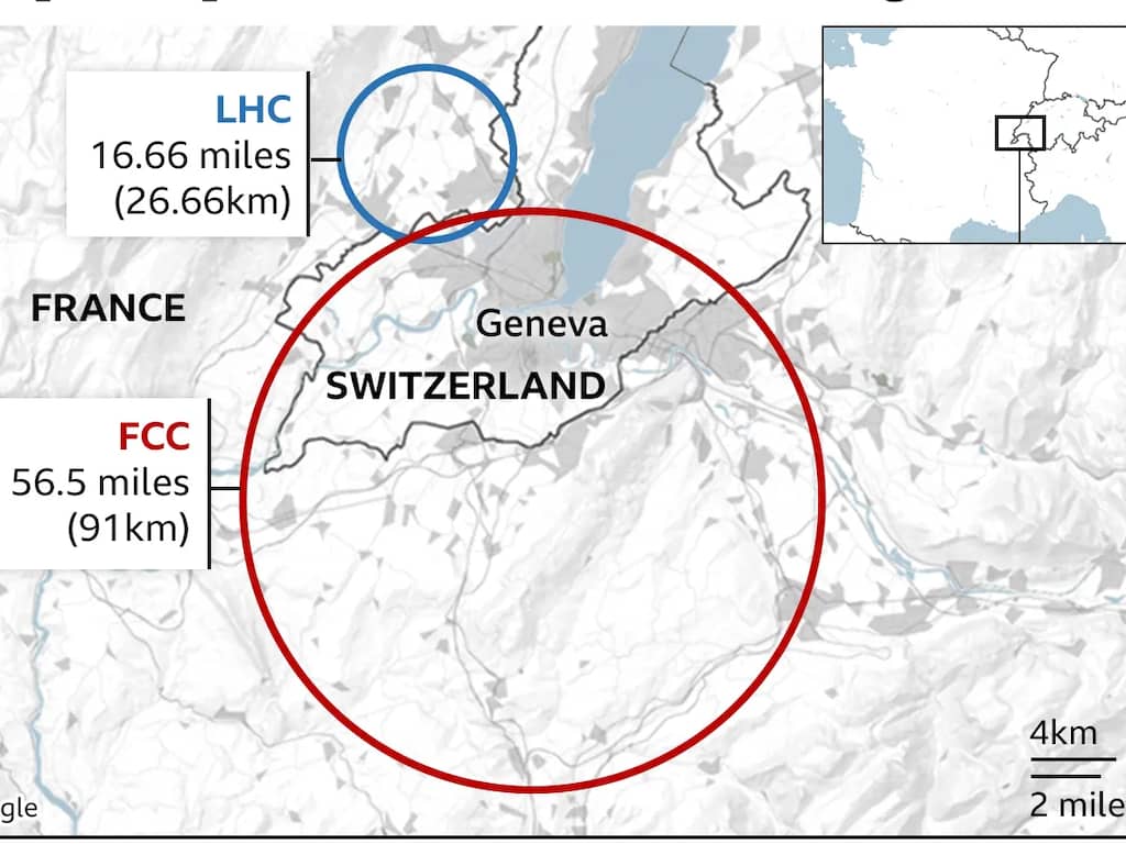'Nieuwe' Large Hadron Collider moet drie keer groter worden en kost ...