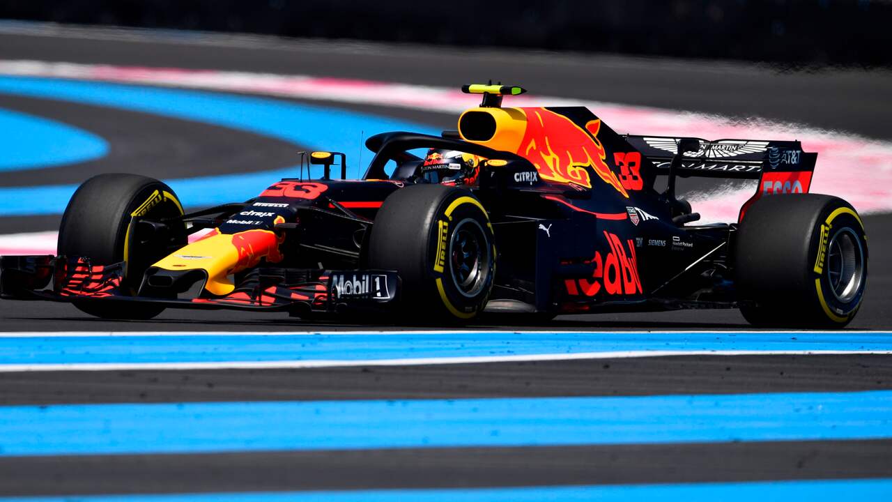 Verstappen klokt zevende tijd in eerste vrije training voor GP Frankrijk | Formule 1 | NU.nl