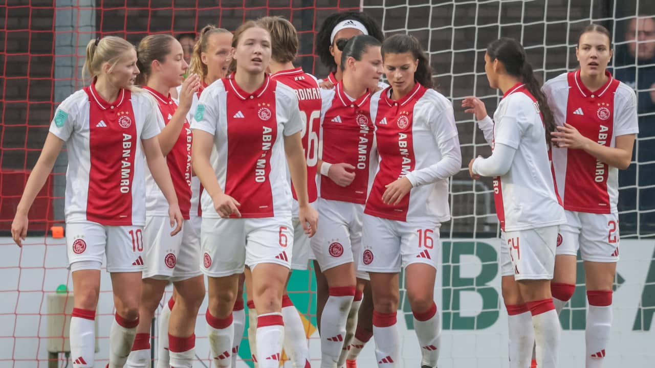 Ajax Vrouwen deelt tik uit aan rivaal FC Twente en grijpt koppositie | Voetbal | NU.nl