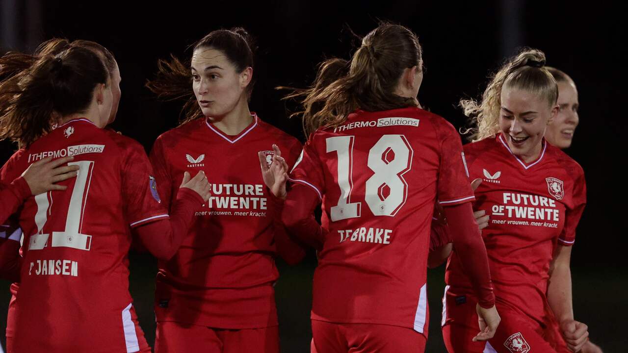 FC Twente Vrouwen blijft foutloos in Eredivisie na moeizame zege op Heerenveen | Voetbal | NU.nl