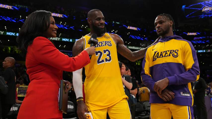 LeBron en Bronny James schrijven NBA-geschiedenis als eerste vader ...