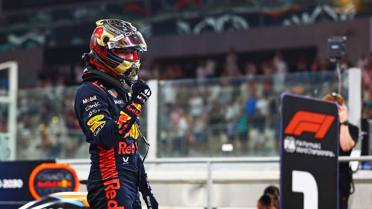 Bekijk de startopstelling voor de GP van Abu Dhabi met Verstappen op pole | Formule 1 | NU.nl