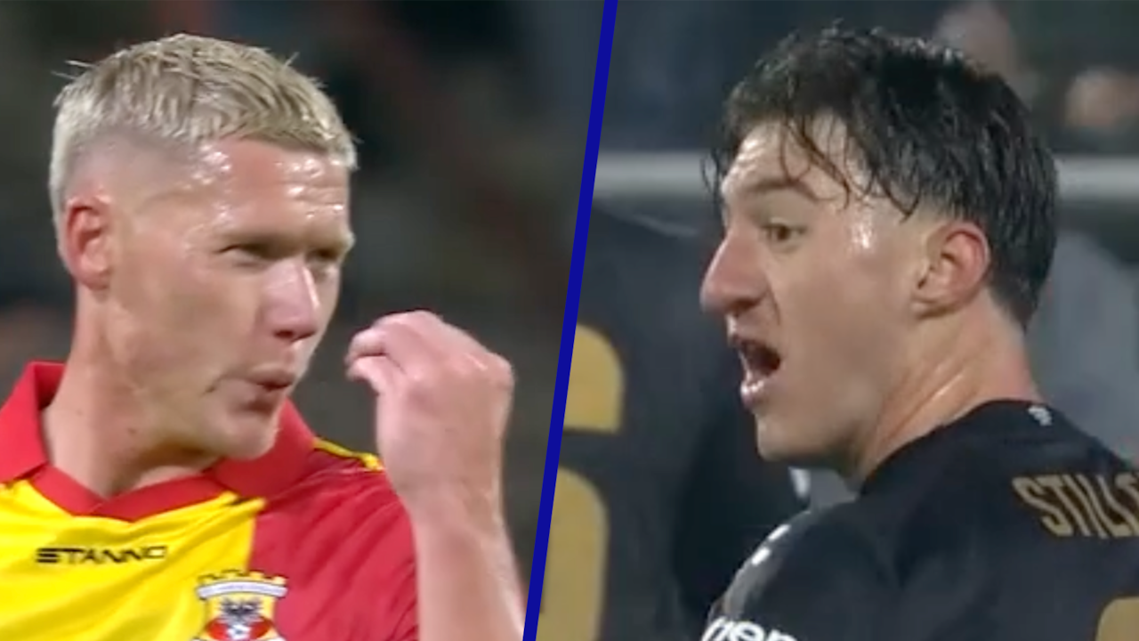 Go Ahead-spits Edvardsen spot met neus tegenstander: 'Kwam door ...