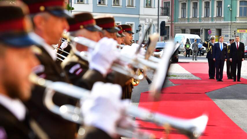 Koning begint marathonbezoek aan Baltische staten | Algemeen | NU.nl