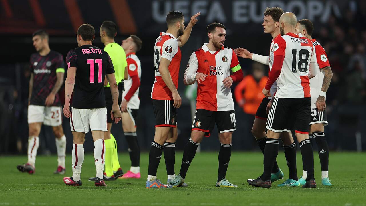 Trotse Feyenoord-captain Kökçü: 'AS Roma had in de eerste helft niks te ...
