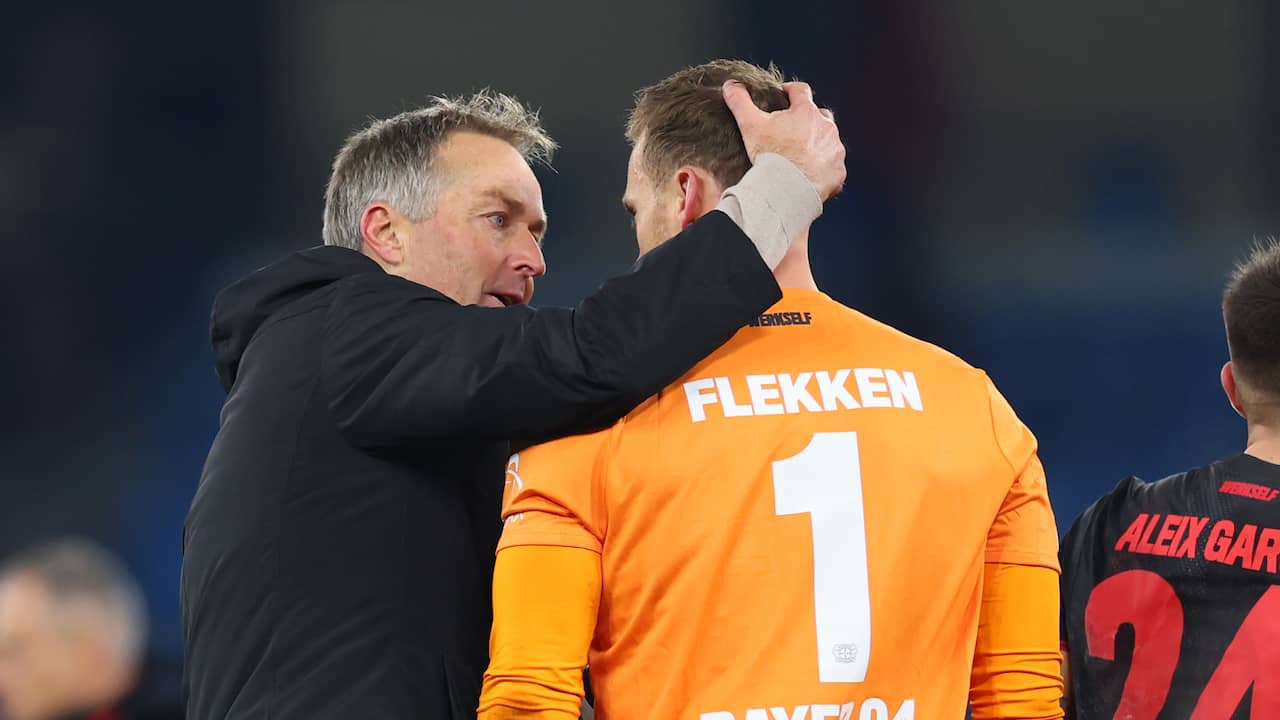 Leverkusen-coach lovend over Flekken na stunt bij City: 'Hij was ...