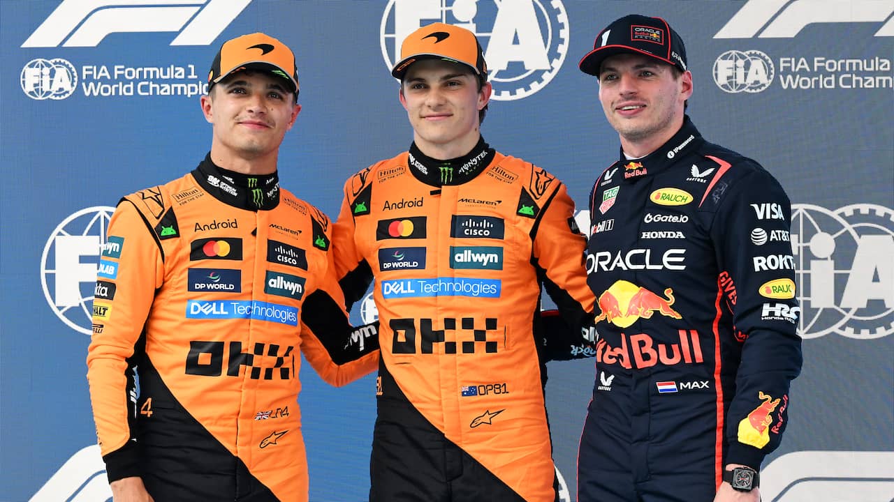 Bekijk de startopstelling voor de GP van Spanje met Verstappen op plek drie | Formule 1 | NU.nl