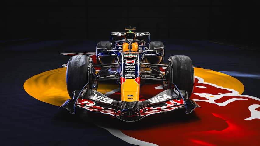 Bekijk de nieuwe glimmende kleuren van de auto van Verstappen | Formule ...