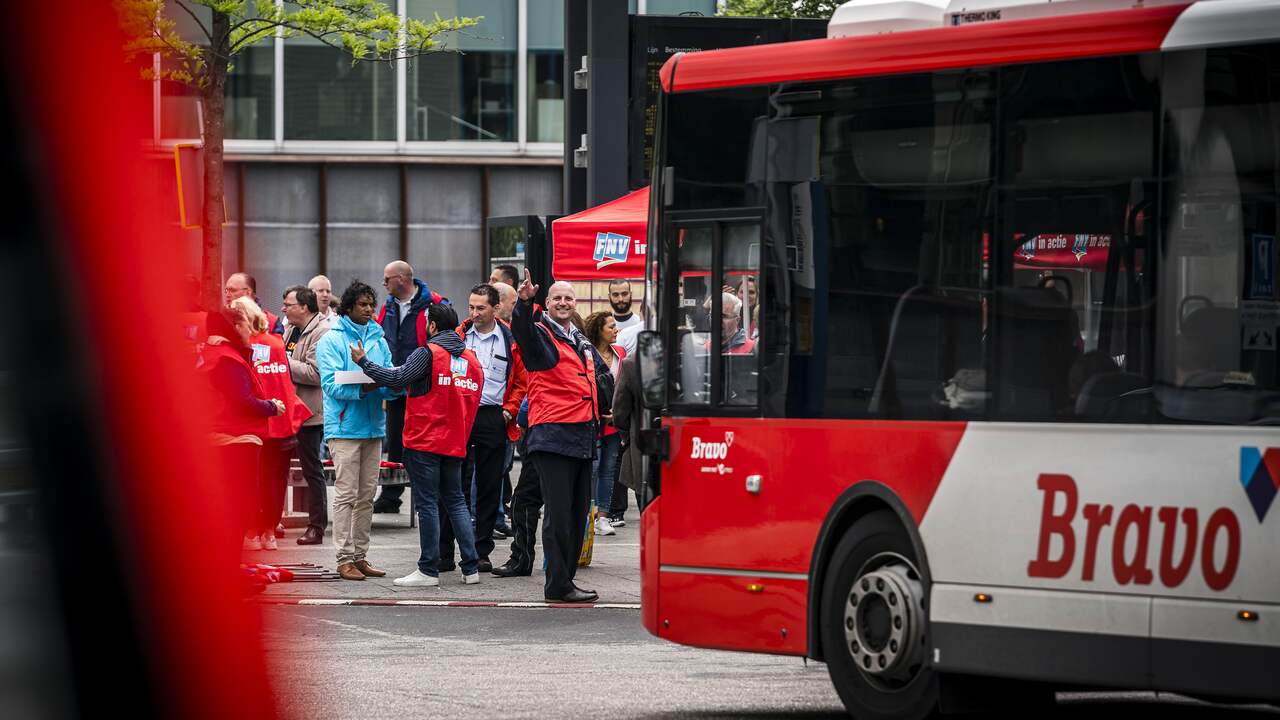 Ov-reizigers ondervinden drie dagen hinder van staking buschauffeurs ...
