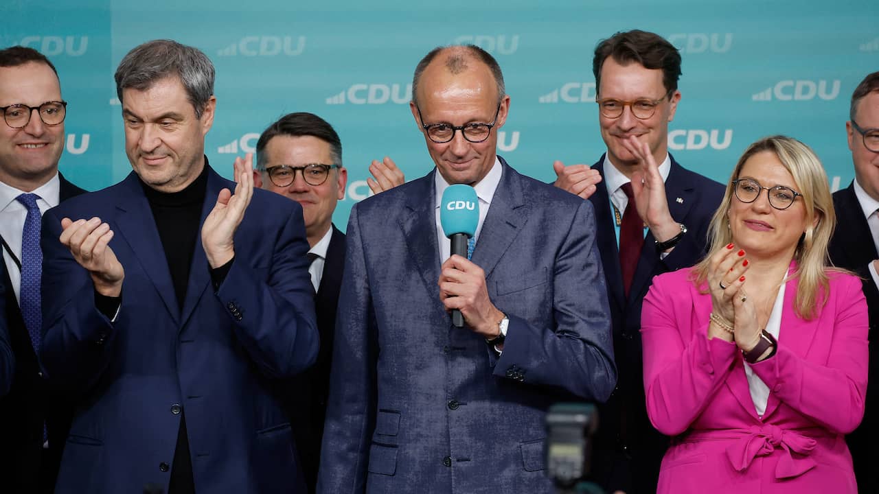 2 partijen halen Duitse kiesdrempel niet, weg vrij voor coalitie CDU ...