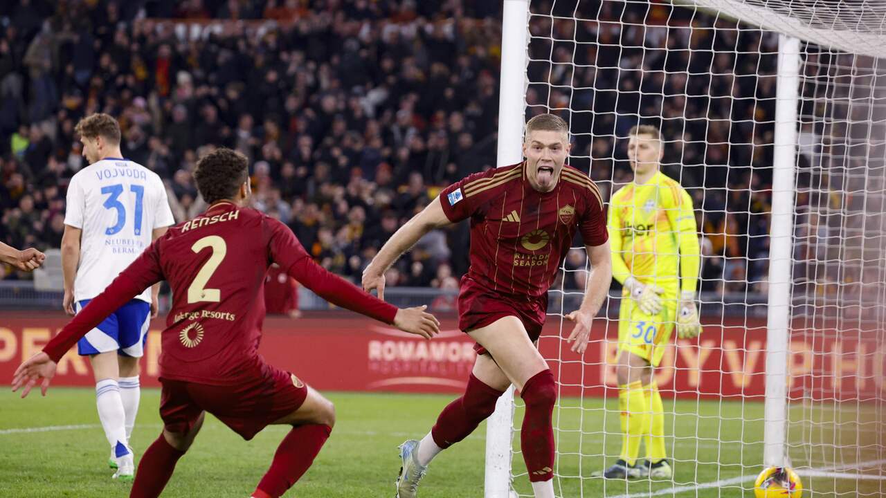 Rensch geeft fraaie assist bij winnende treffer AS Roma | NU.nl