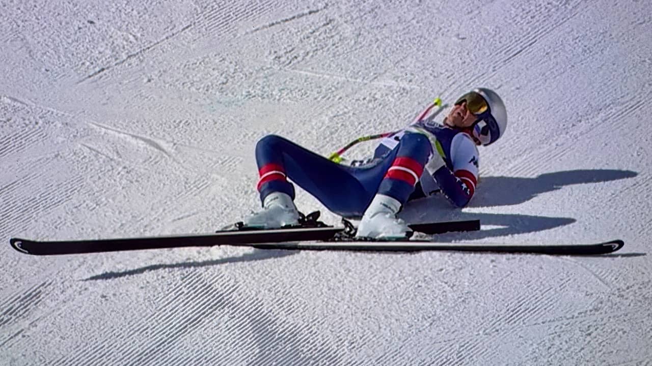 Skilegende Lindsey Vonn houdt beenbreuk over aan val en is direct ...