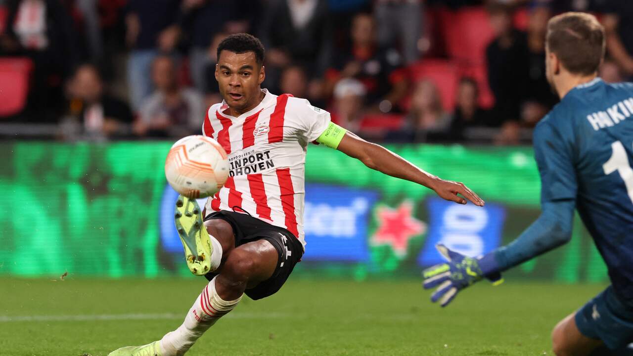 Bekijk de gelijkmaker van PSV-aanvaller Gakpo tegen Bodø/Glimt | NU.nl