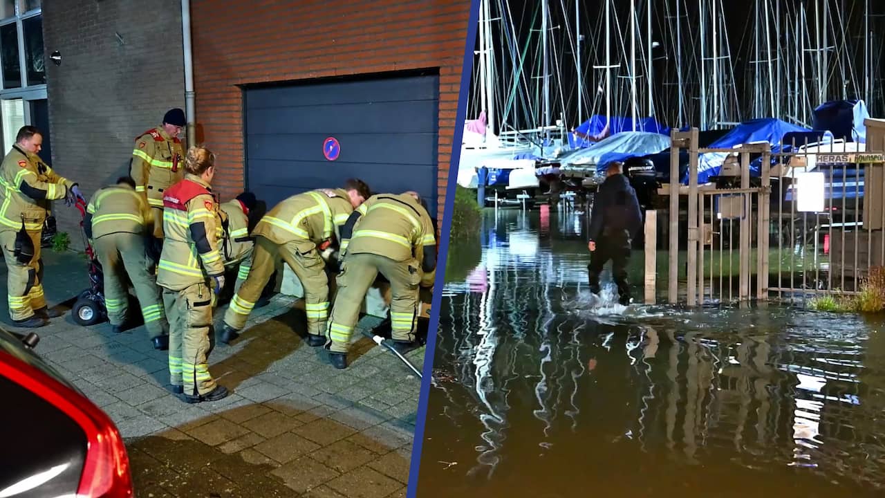 Brandweer schiet Hoorn te hulp vanwege overstromingsgevaar | NU.nl