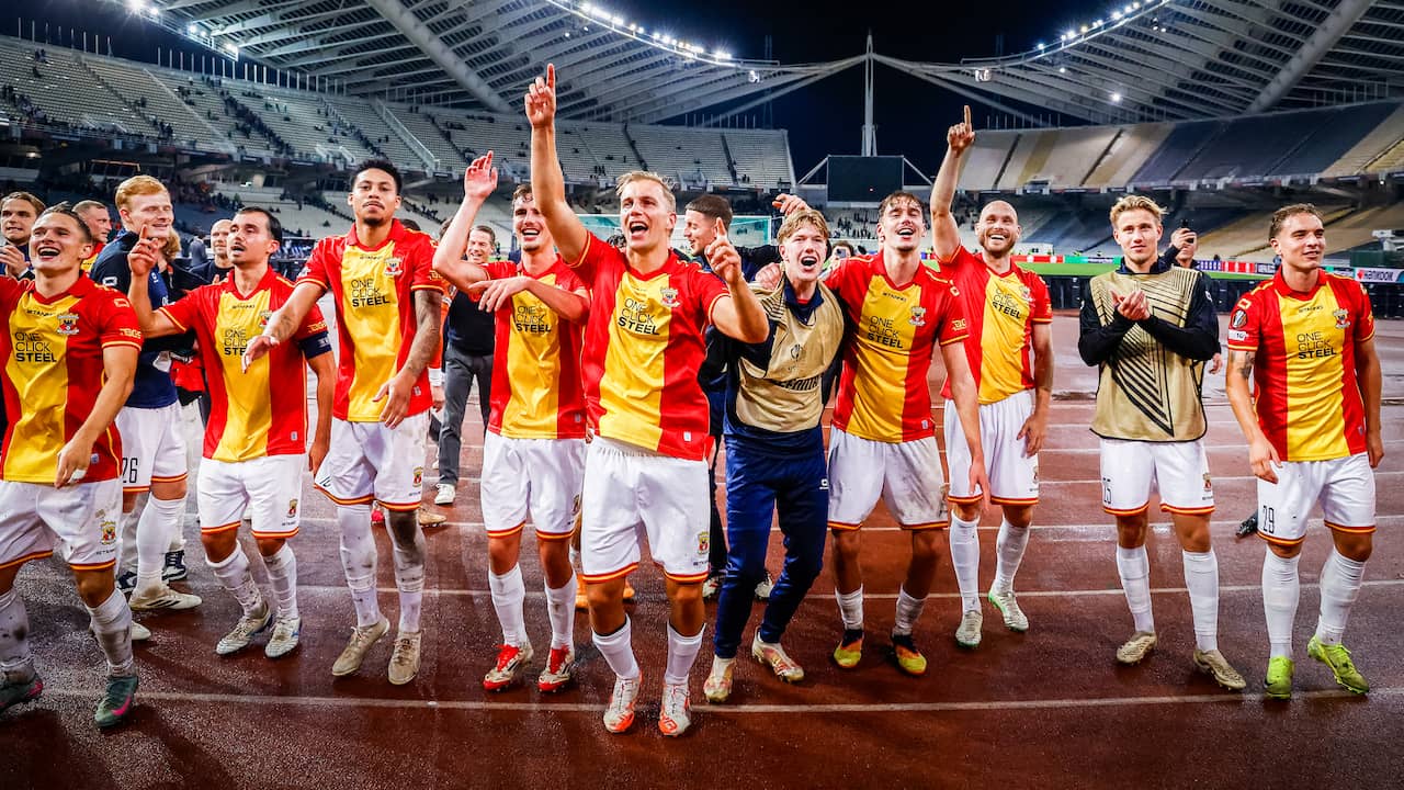 Go Ahead Eagles schrijft geschiedenis in Athene met eerste Europese ...