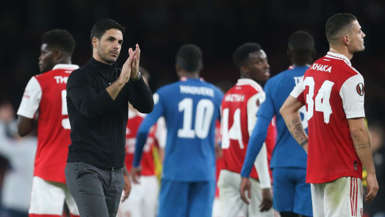 Arsenal-manager Arteta na zege op PSV: 'Nu alleen nog eerste plek ...
