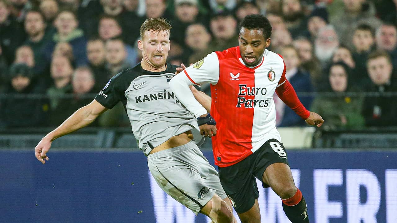 Reacties na nipte zege Feyenoord tegen teleurstellend AZ - NU.nl