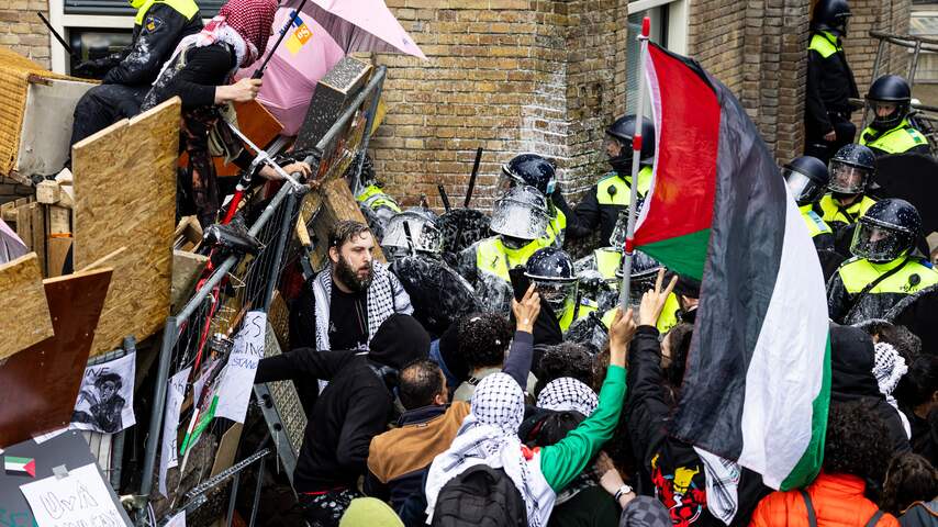 Politici geschokt na Gazaprotesten, medewerkers UvA keren zich tegen ...