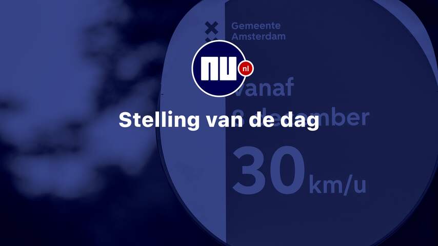 'De maximumsnelheid van 30 km per uur moet in alle steden komen' | Stelling en Praat Mee | NU.nl