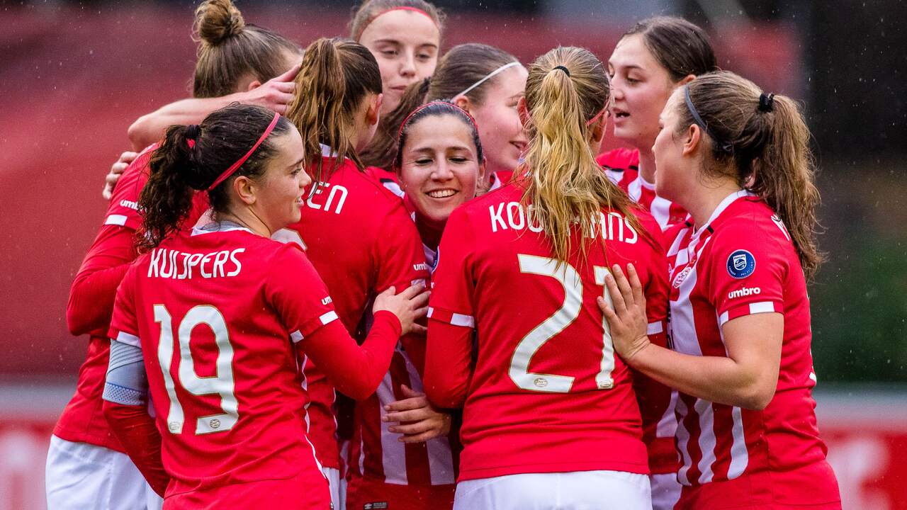 Vrouwen PSV verslaan FC Twente en gaan aan kop in Eredivisie | Voetbal | NU.nl