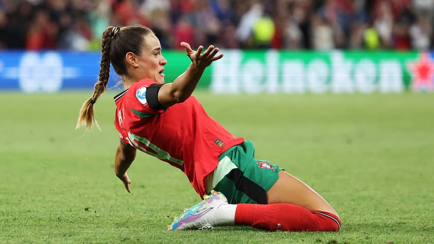 Portugal houdt kans op kwartfinales EK in leven dankzij late gelijkmaker | EK vrouwen | NU.nl