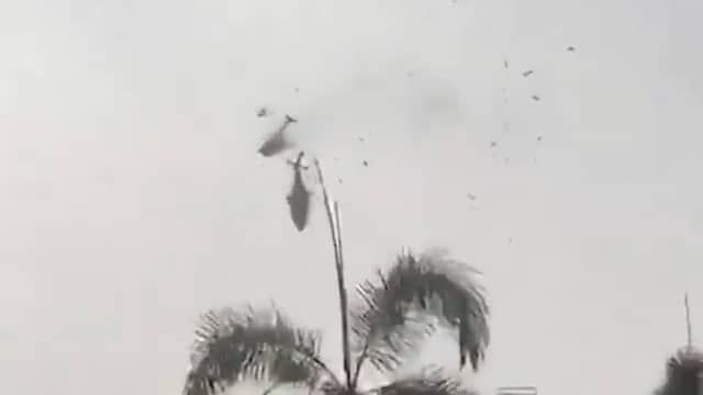 Helikopters storten na botsing in de lucht neer in Rio de Janeiro | NU.nl