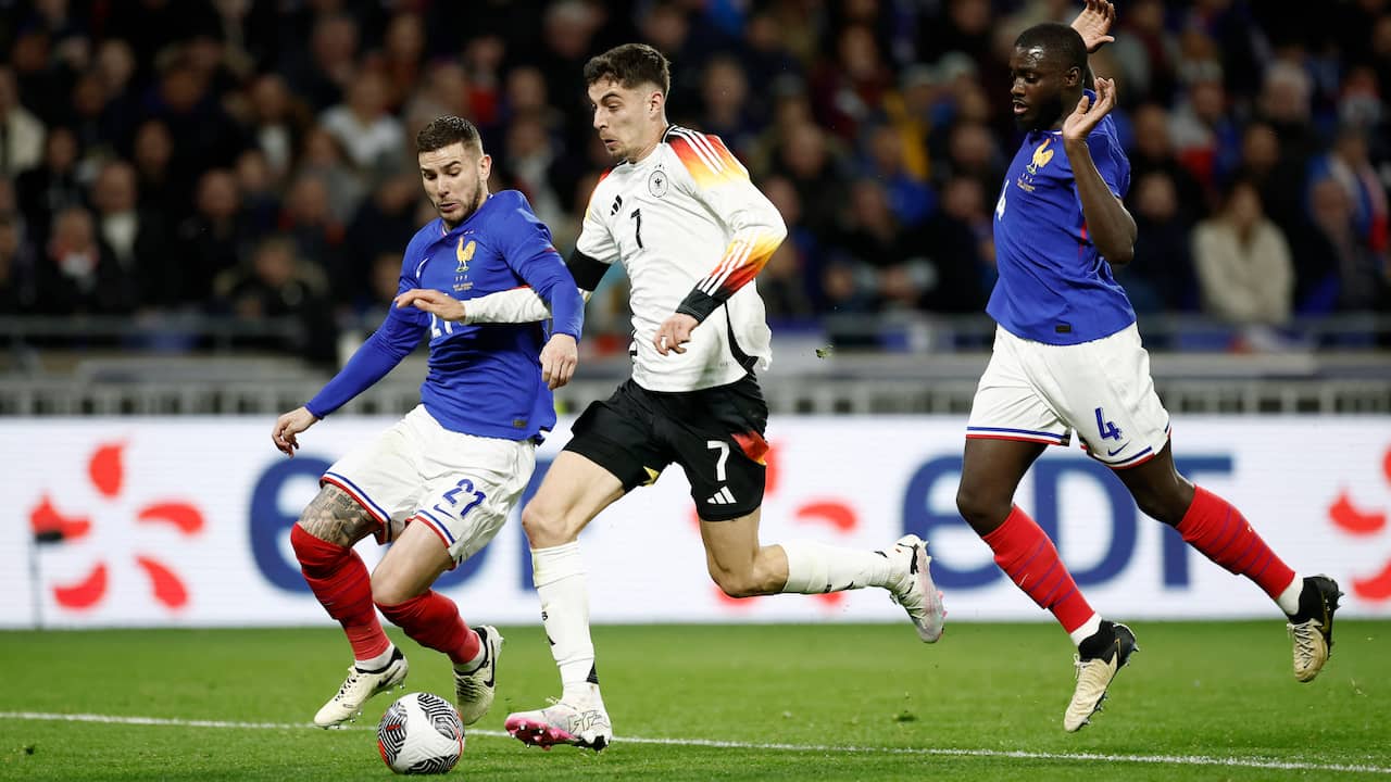 Havertz breidt voorsprong Duitsland tegen Frankrijk uit | NU.nl