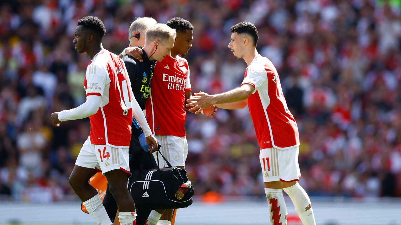 Geblesseerd uitgevallen Timber ziet Arsenal nipt winnen van Nottingham ...