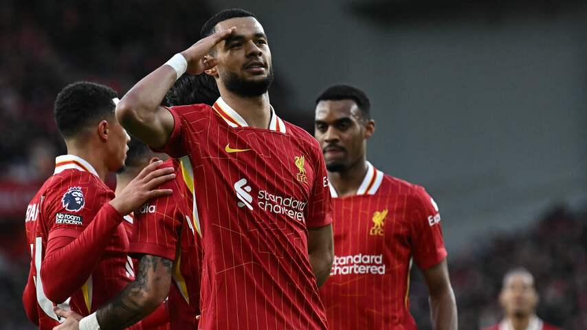 Gakpo uitblinker bij ruime zege van koploper Liverpool, Kluivert ...