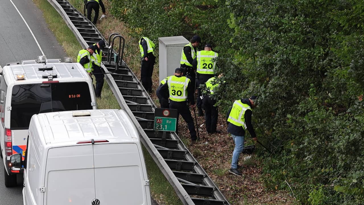 Politie onderzoekt A1 na vondst auto verdachte van moord op Boushra | NU.nl