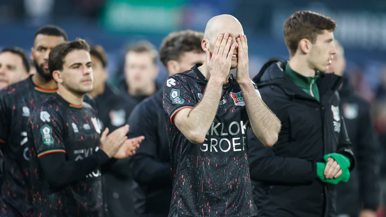 NEC'ers gebroken na verloren bekerfinale: 'Feyenoord was te pakken ...