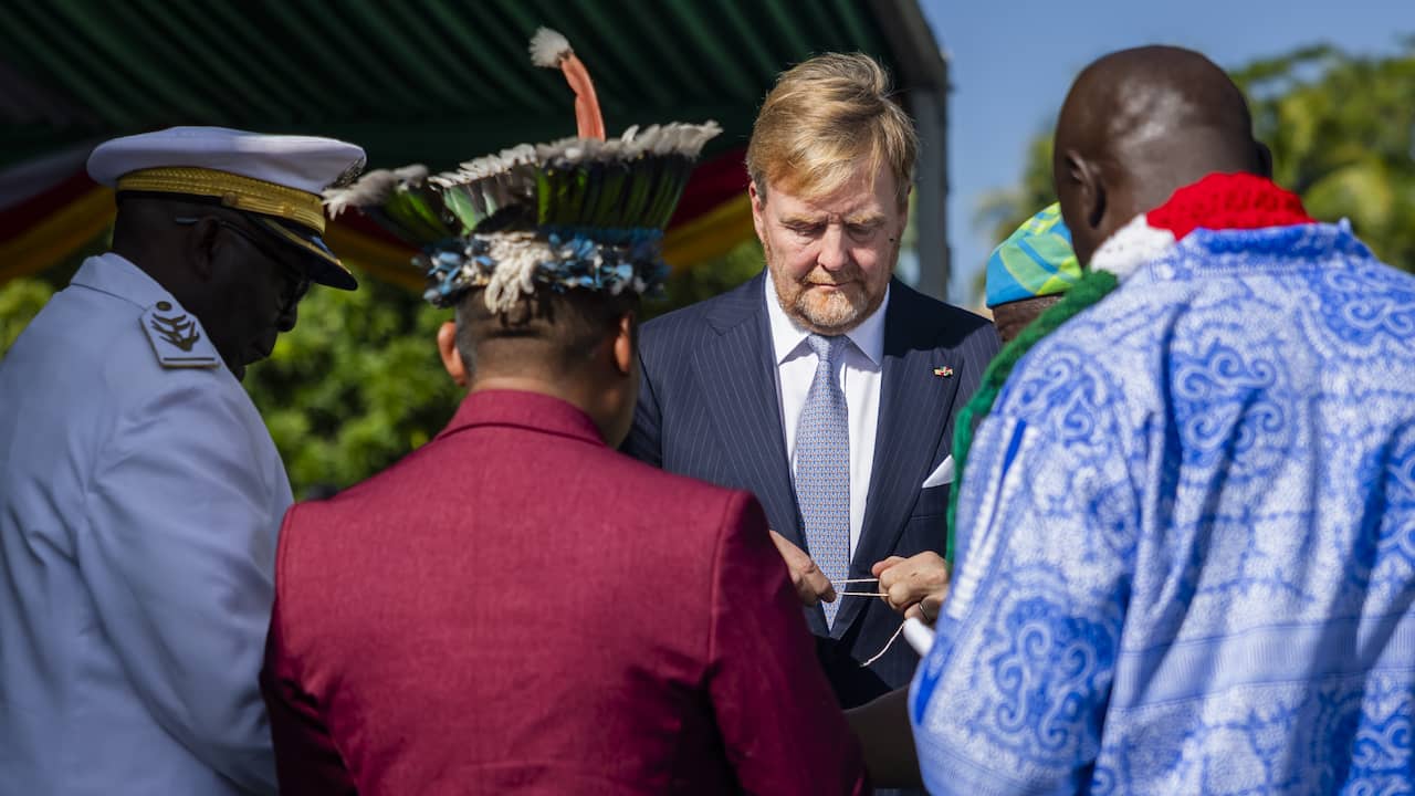 Excuses koning voor slavernijverleden geaccepteerd bij bezoek aan ...