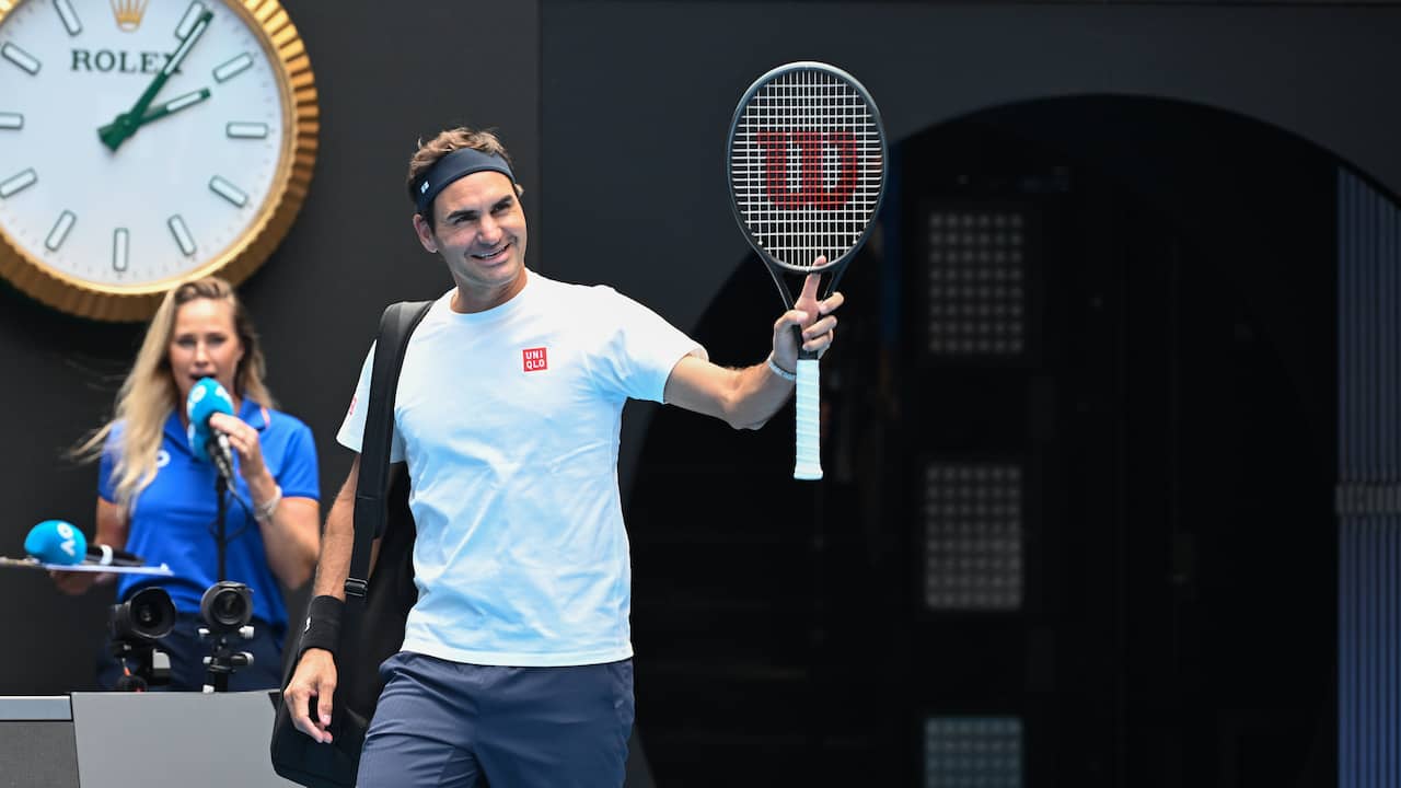 Roger Federer maakt indruk in oefensessie met Casper Ruud voor ...