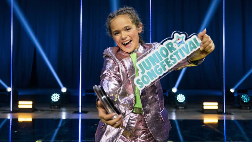 Luna (12) wint Junior Songfestival en vertegenwoordigt Nederland in ...